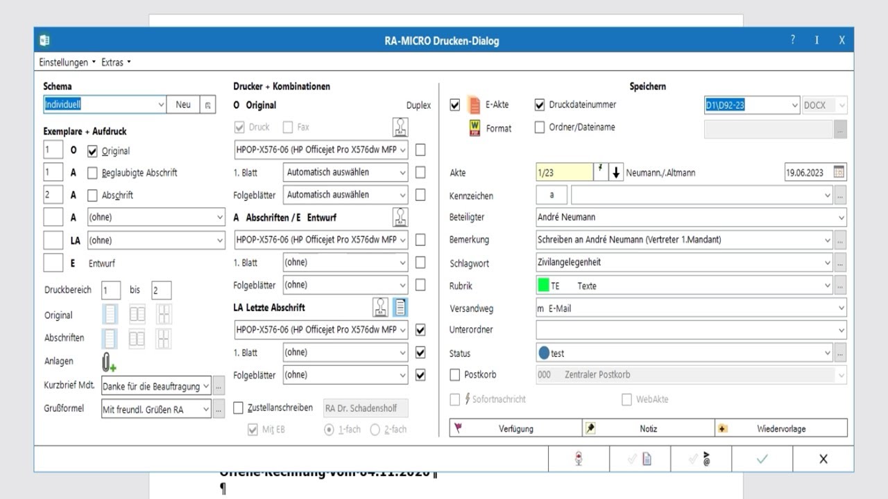 Schriftverkehr: Einführung in die RA-MICRO Word-Schnittstelle ...