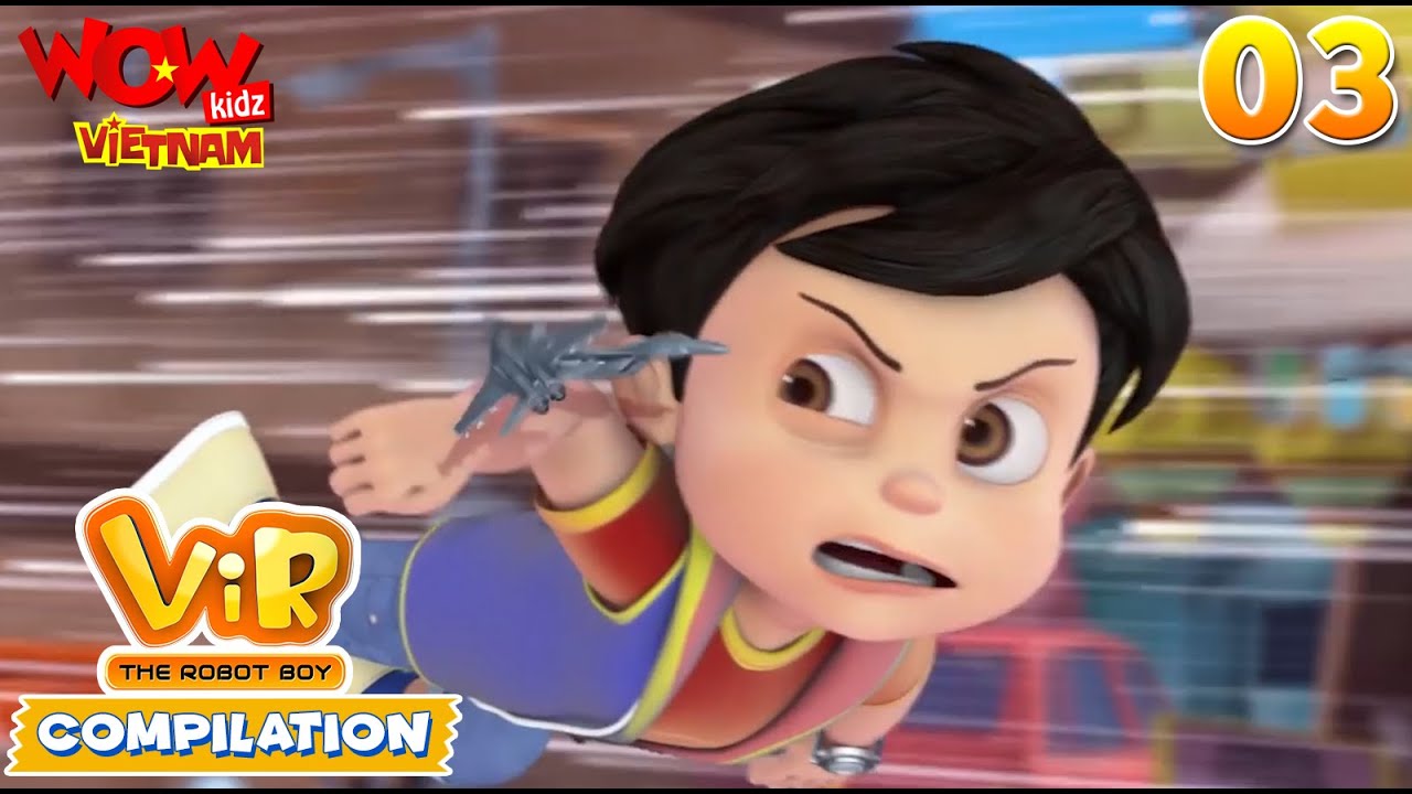 Vir The Robot Boy | Compilation 03 | hoạt hình cậu bé người máy | Wow ...