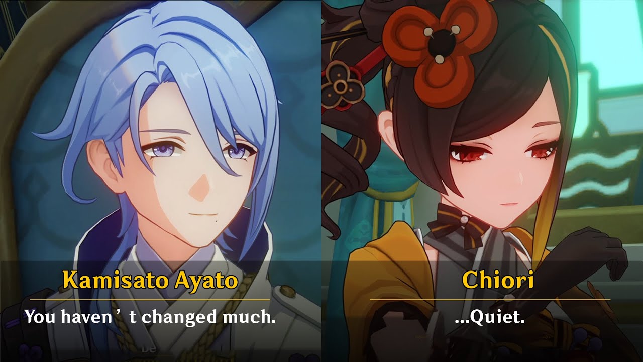 Chiori SHUTS Ayato (Roses and Muskets Act 2) Cutscene | Genshin Impact ...