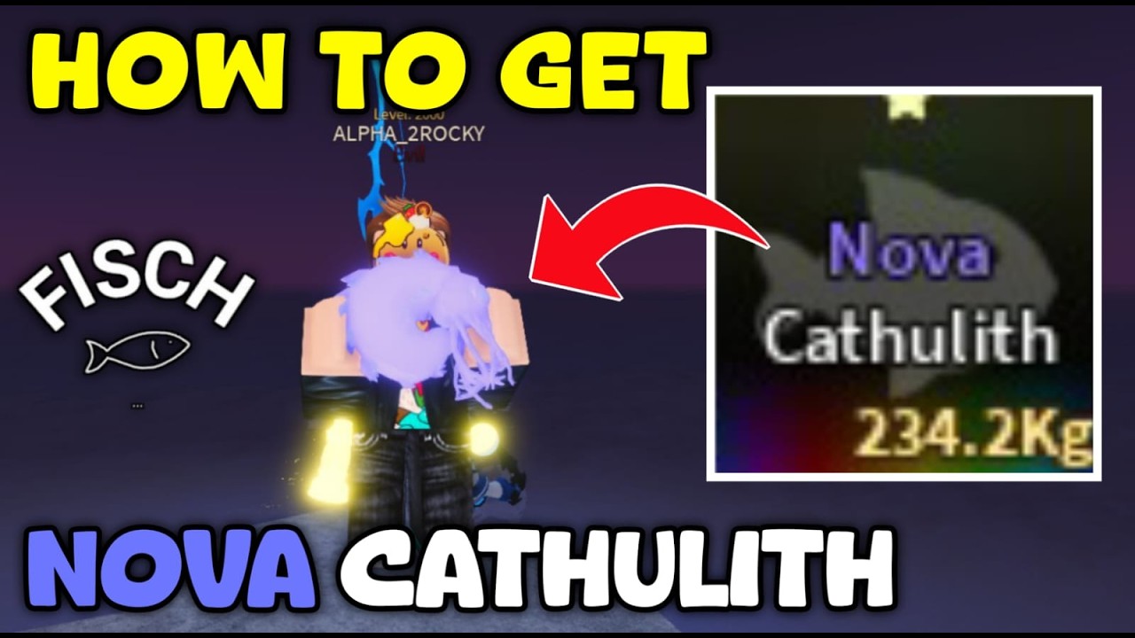 How to Get Nova Cathulith in Fisch | 100% Nova Mutation Guide ...