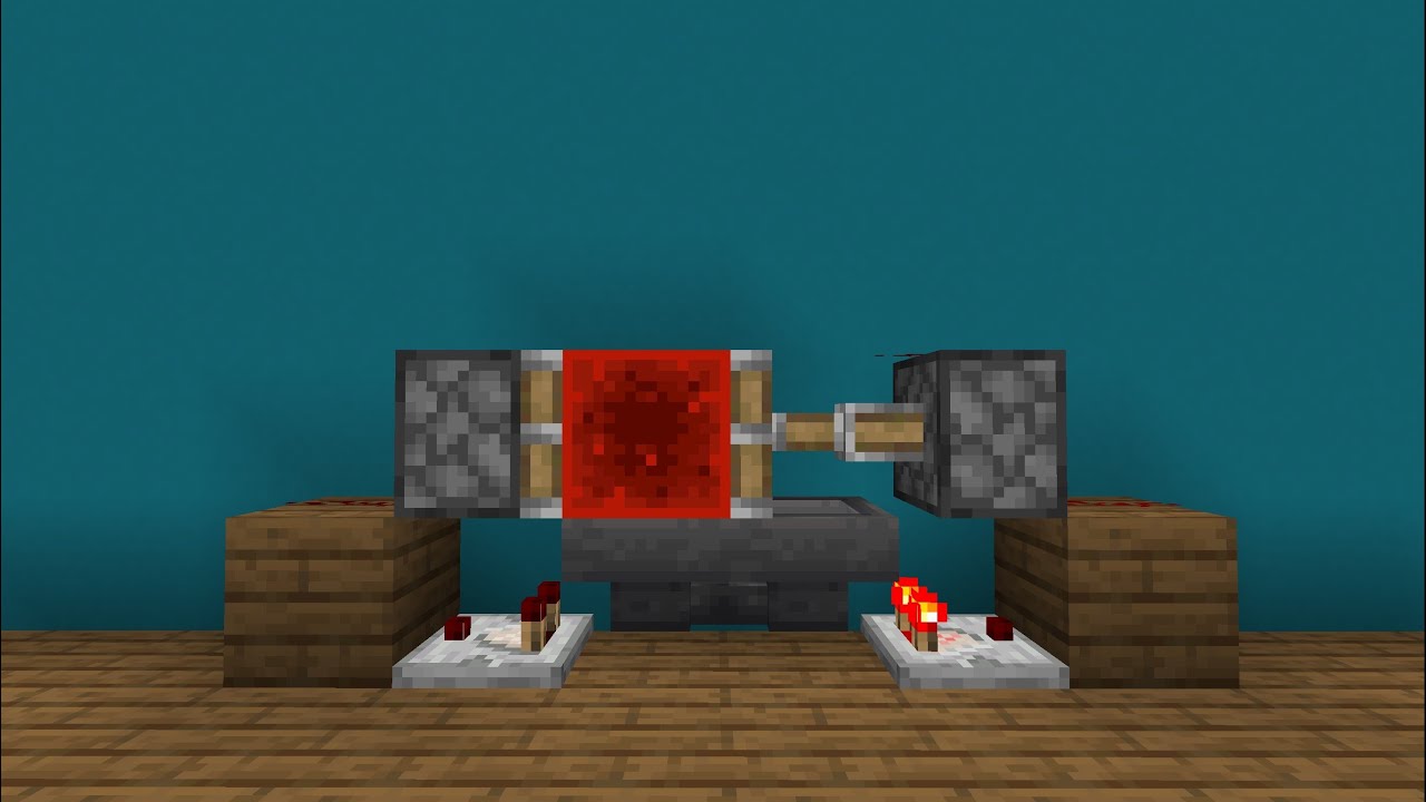 How to build a red stone hopper clock system! - YouTube