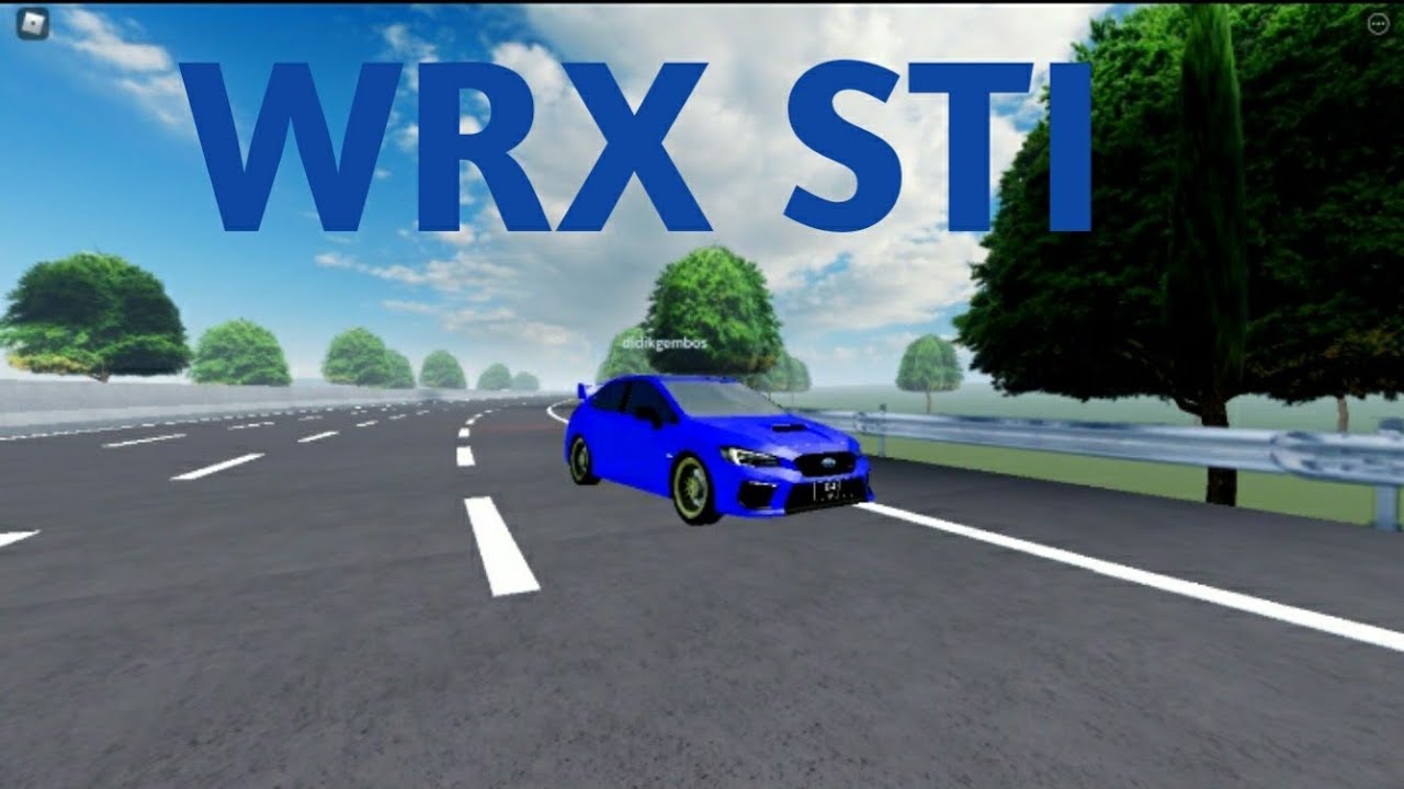 Review Subaru WRX STI 2017 | ROBLOX CDID - YouTube