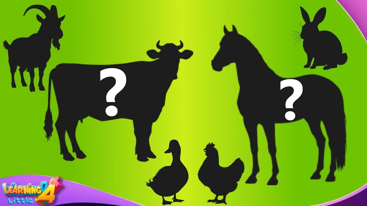 Guess the ANIMAL for Kids | Fun Animal Quiz | Learn FARM ANIMALS - YouTube