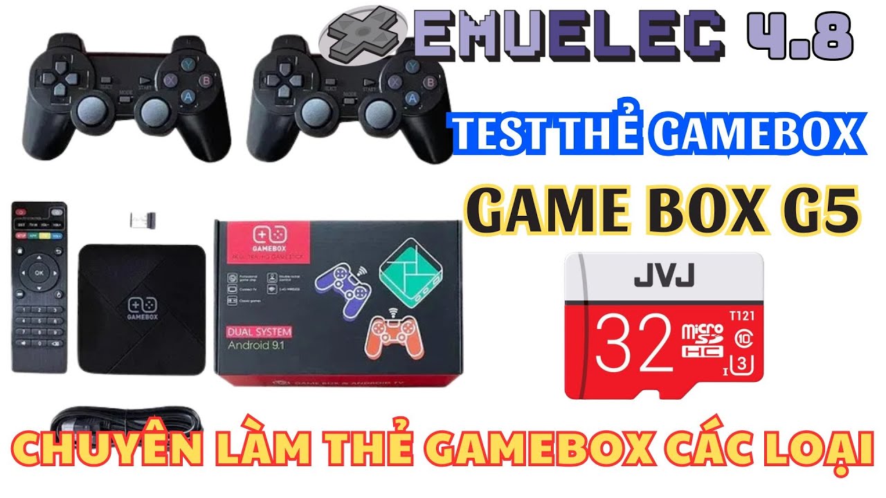 (Gamebox) TEST THẺ NHỚ GAMEBOX G5 32Gb JVJ CHO KHÁCH MR. DŨNG - THANH ...