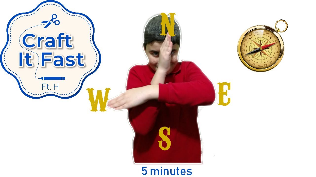 How to Make a DIY Compass in 5 Minutes | Craft it Fast - YouTube