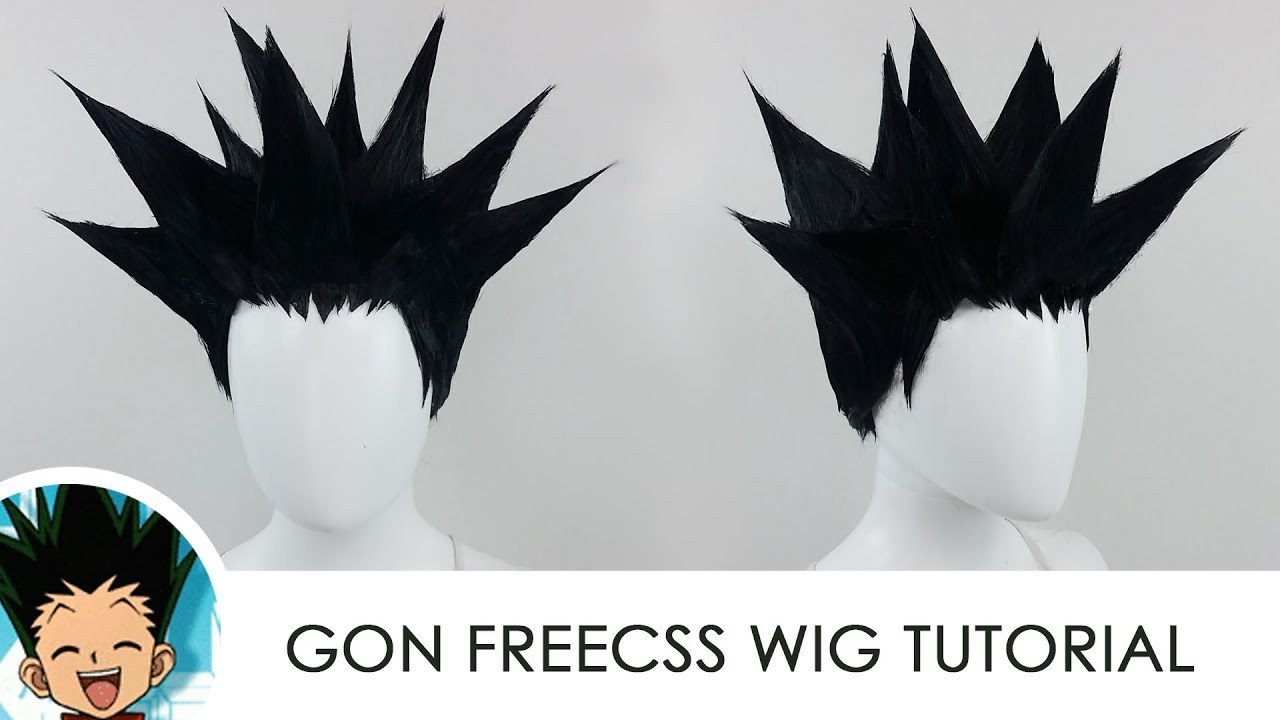 Gon Freecss Wig Tutorial | No Inner Support or Structure! - YouTube