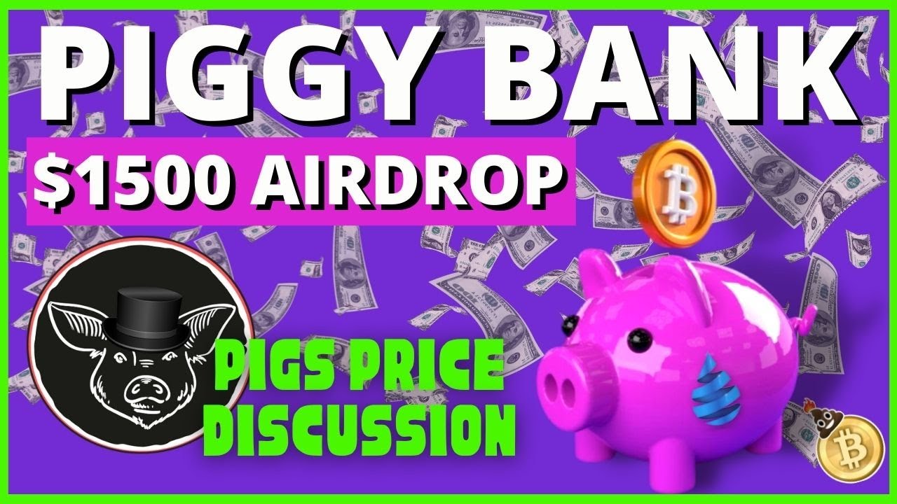 $1500 PIGGY BANK and $4500 DRIP AIRDROPS!! EVERY WEEK - YouTube
