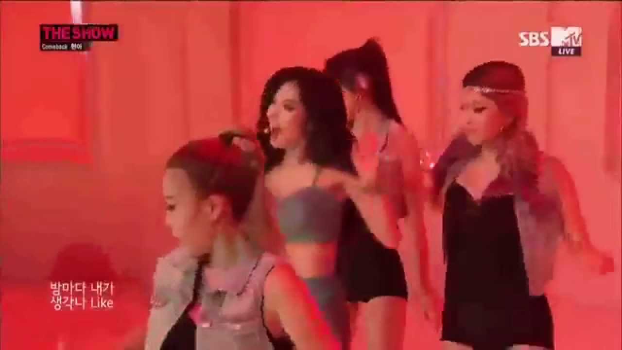 140729 HyunA - RED @ MTV The Show - Live HD 720p - YouTube
