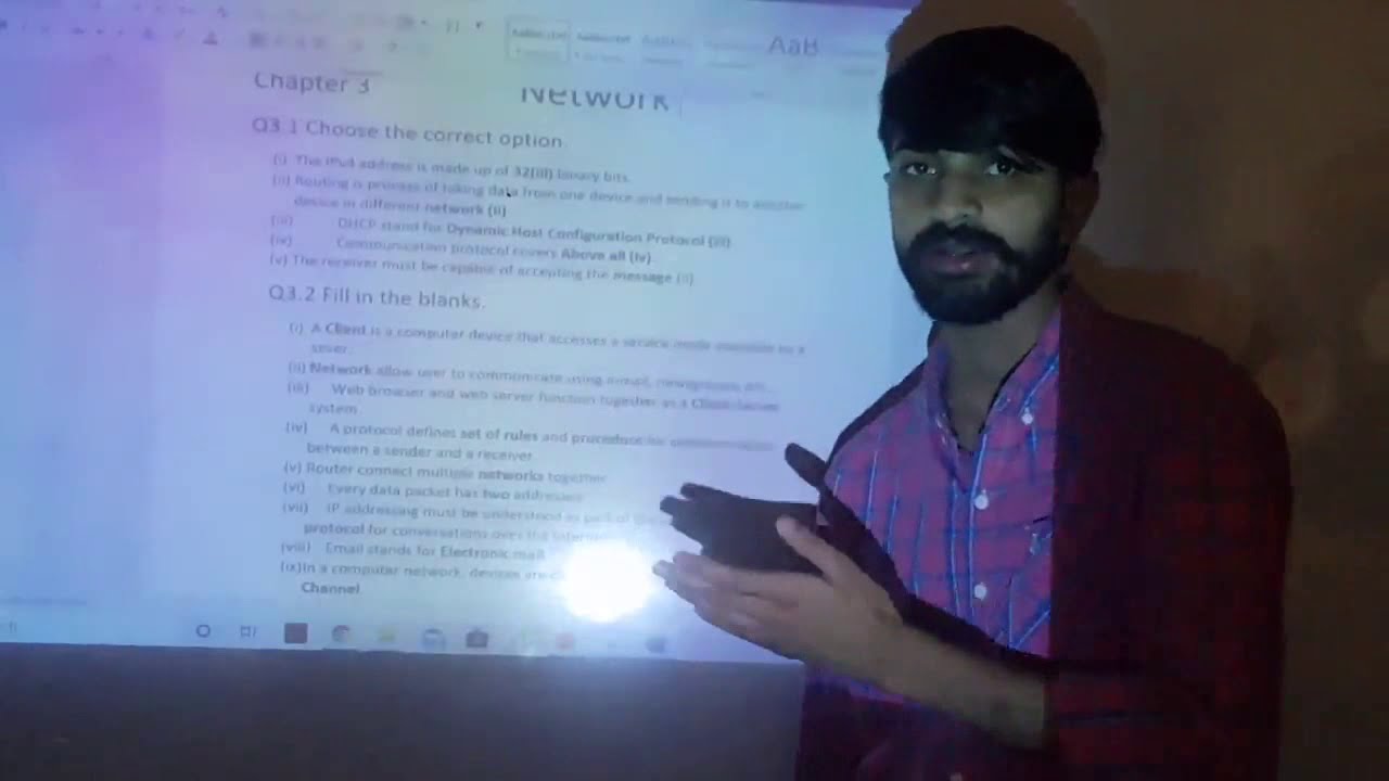 9th Class | Computer | Chapter 3 | Exercise | MCQ's and Fill in the blanks | New Syllabus ...