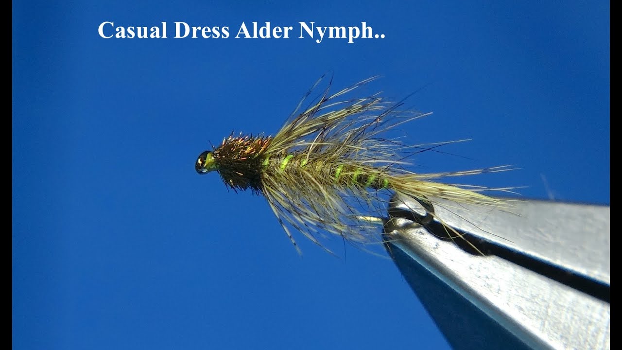 Tying the Casual Dress Alder Nymph by Davie McPhail - YouTube