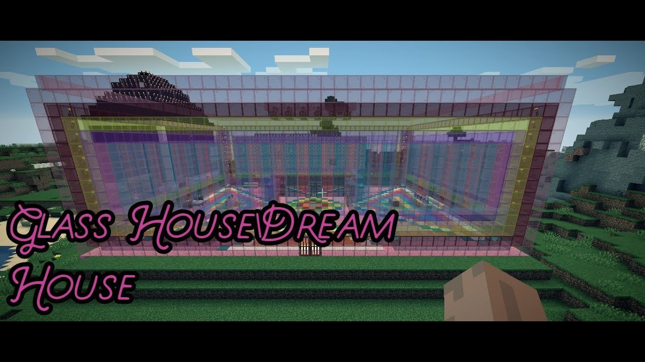 Making Biggest Glass House||Minecraft||Dream House - YouTube