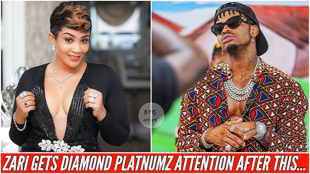 ZARI FINALLY GETS DIAMOND PLATNUMZ ATTENTION AFTER THIS..! SET TO GET ...