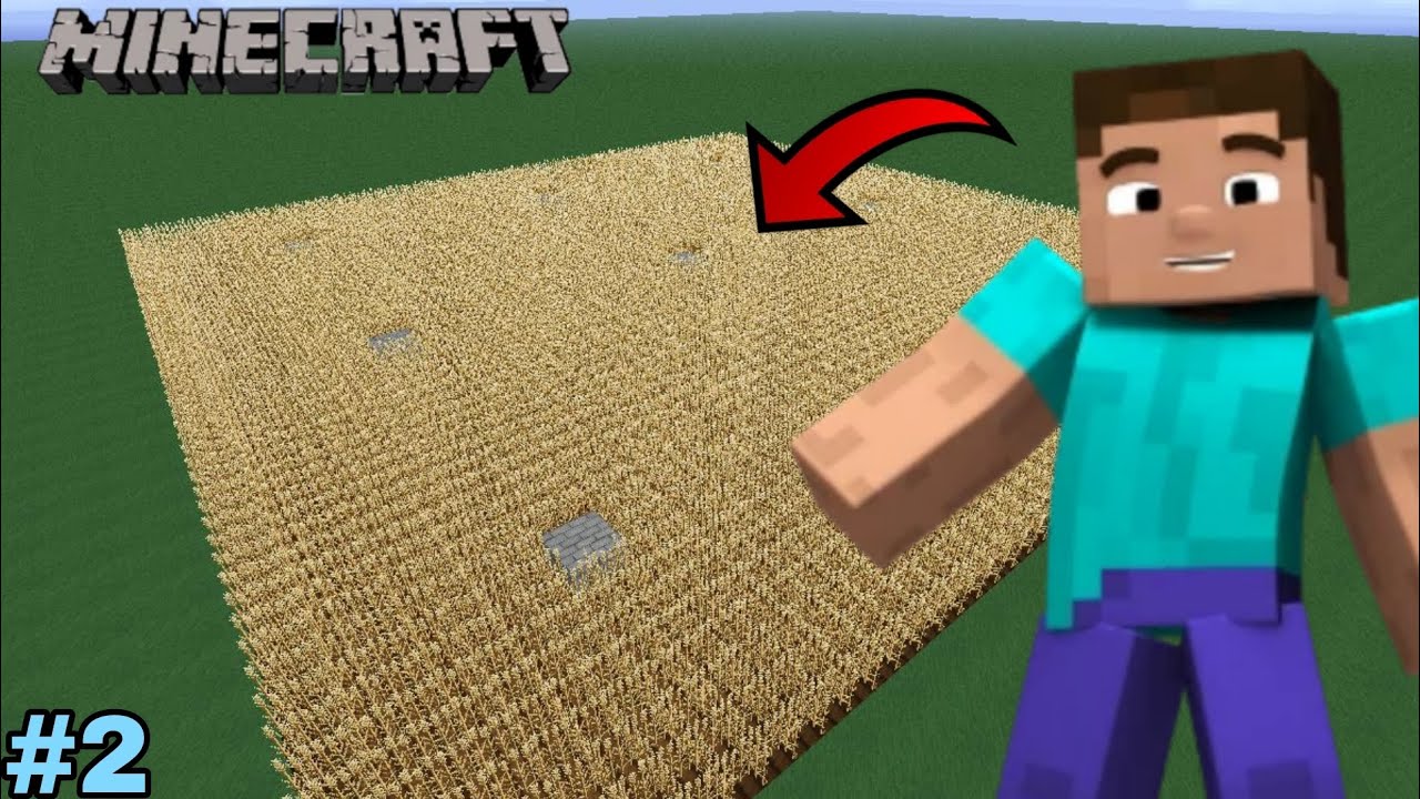 I Build MY First Food Farm🍔IN Minecraft Survival Series - YouTube