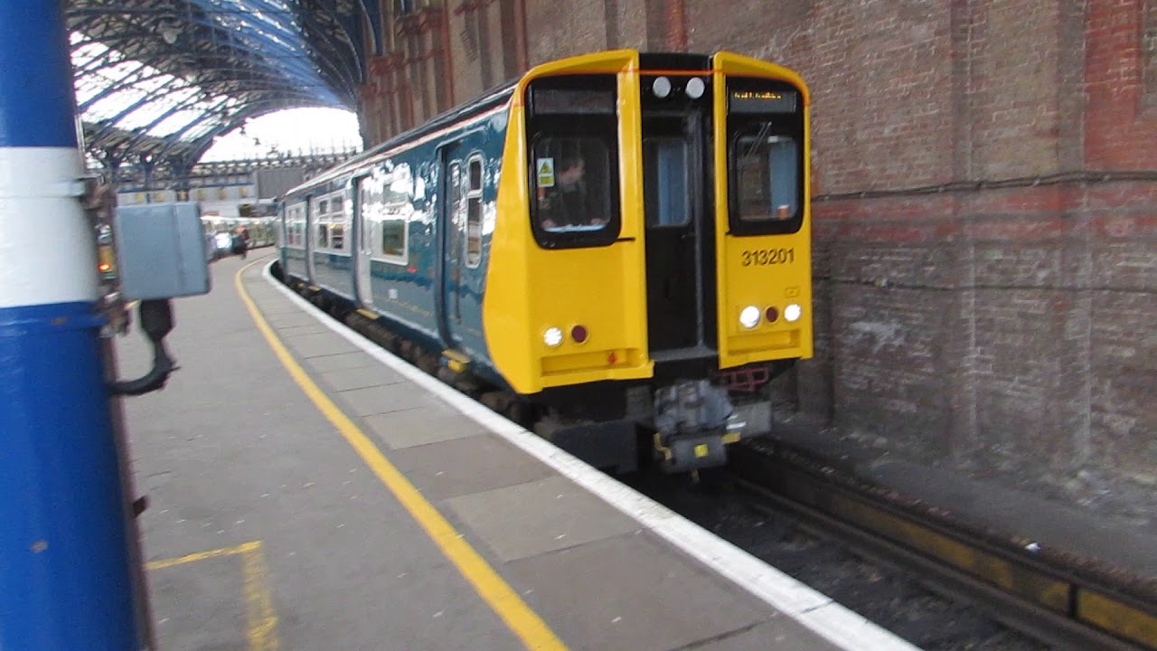 Southern Class 313201 Departures Brighton for West Worthing - YouTube