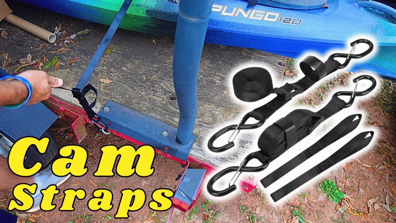 Amazon ATV/Kayak Cam Buckle Tie Down Straps with Hooks - Review - YouTube