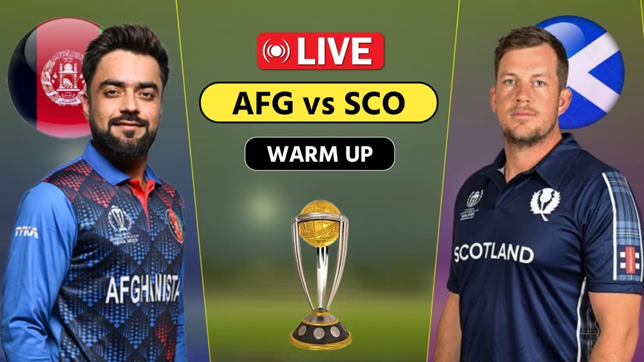 🔴 Live: Afghanistan vs Scotland Live World Cup | AFG vs SCO Live | T20 ...