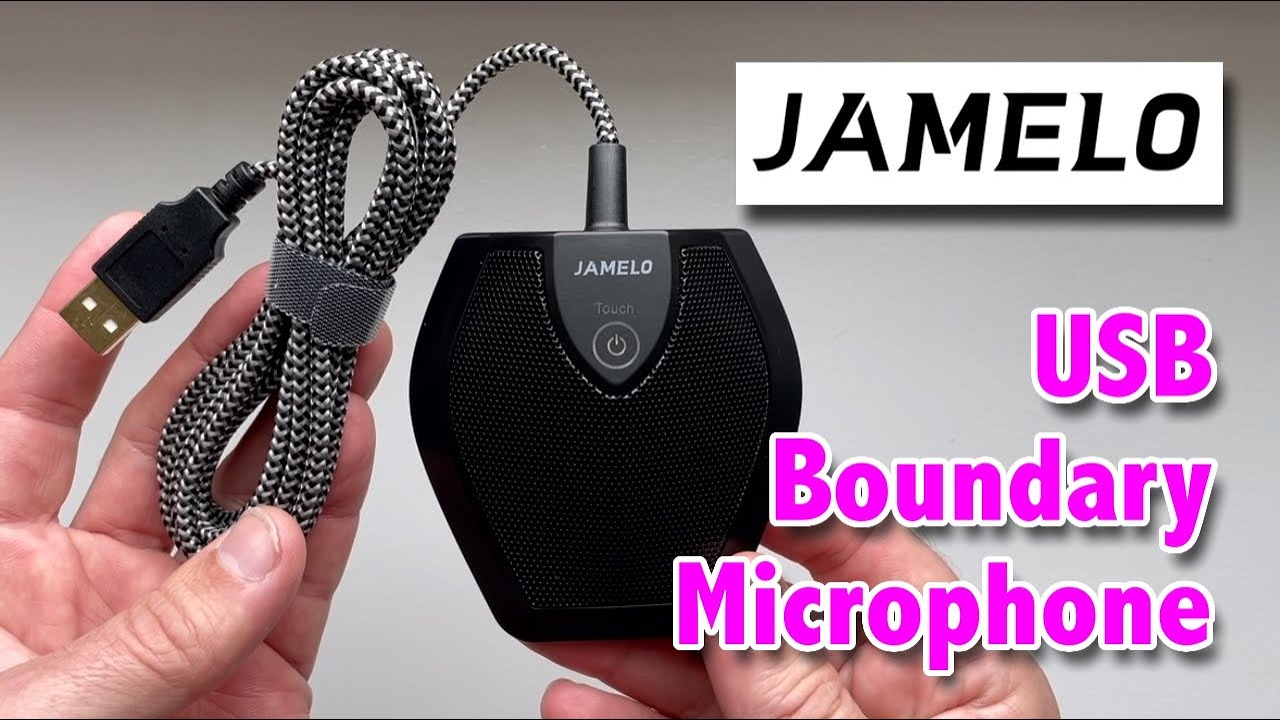 Jamelo G11 USB Boundary Microphone Unboxing & Demo - YouTube