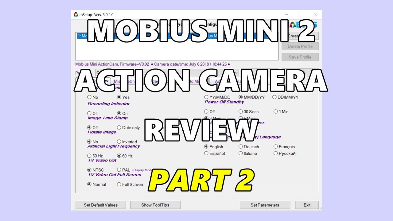 MOBIUS MINI 2 ACTION CAMERA REVIEW - PART 2 (Audio fixed) - YouTube