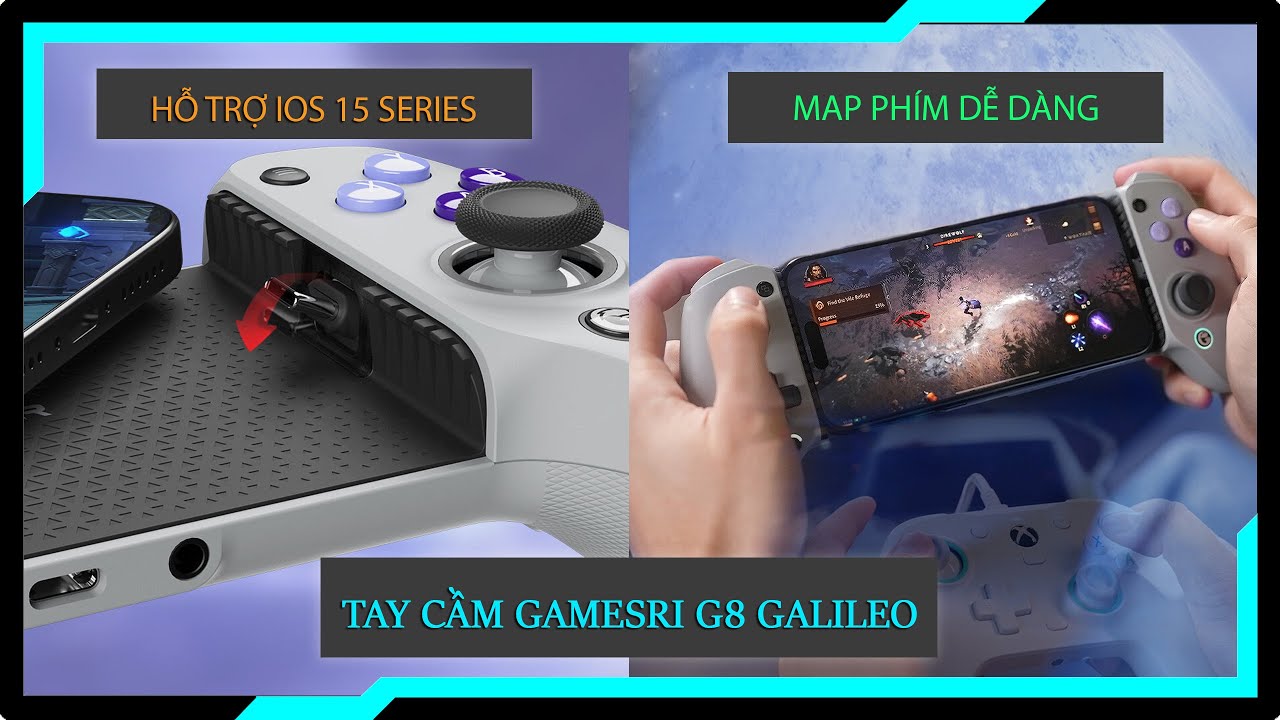 HDSD Tay Cầm Gamesir G8 GALILEO Map Phím Chiến Mọi Game Trên Android Và ...