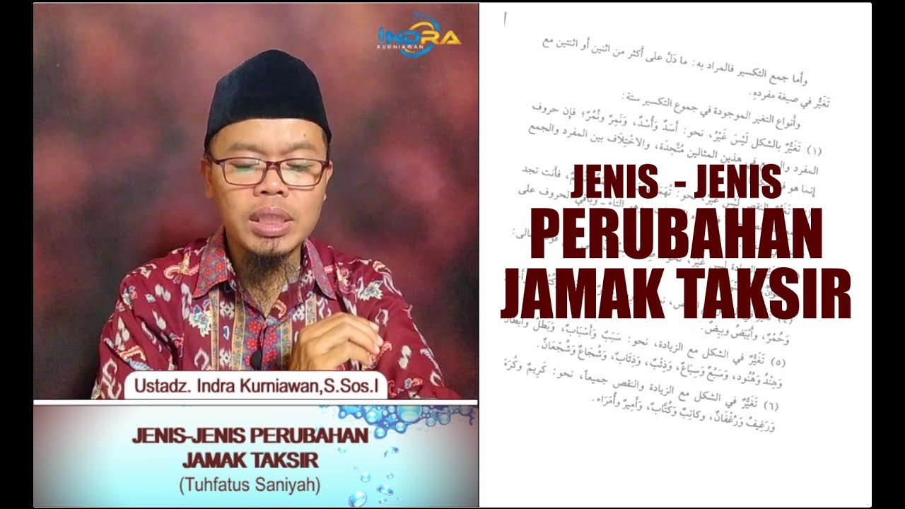 Jenis-jenis Perubahan Jamak Taksir #nahwu #bahasarab - YouTube