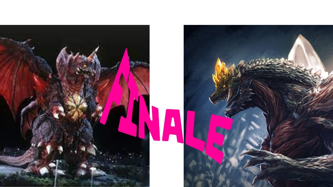 Destoroyah + Space Godzilla papercraft FINALE - YouTube