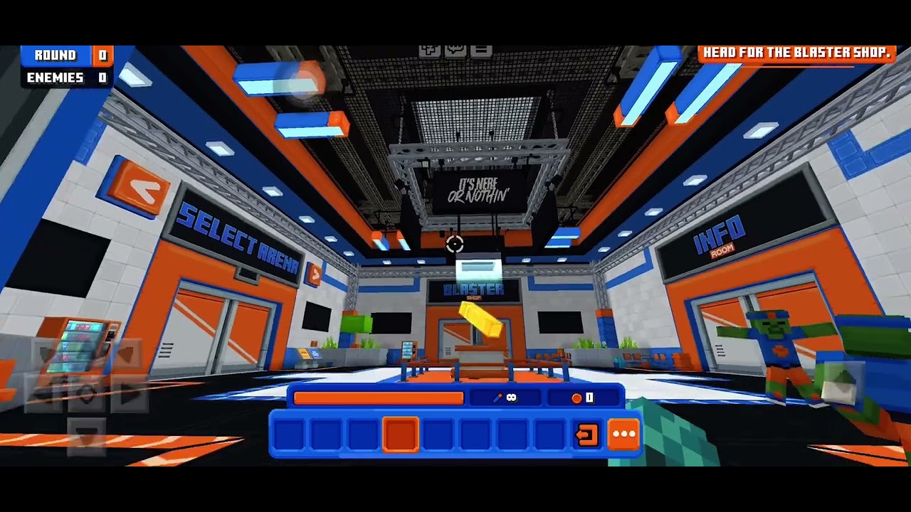 nerf world minecraft pt1 - YouTube