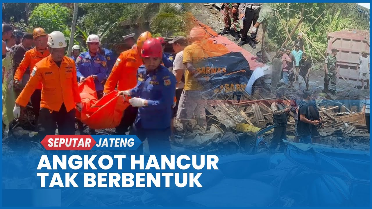 Saking Dahsyatnya Kecelakaan Purworejo, Angkot Tertabrak Truk Pasir ...