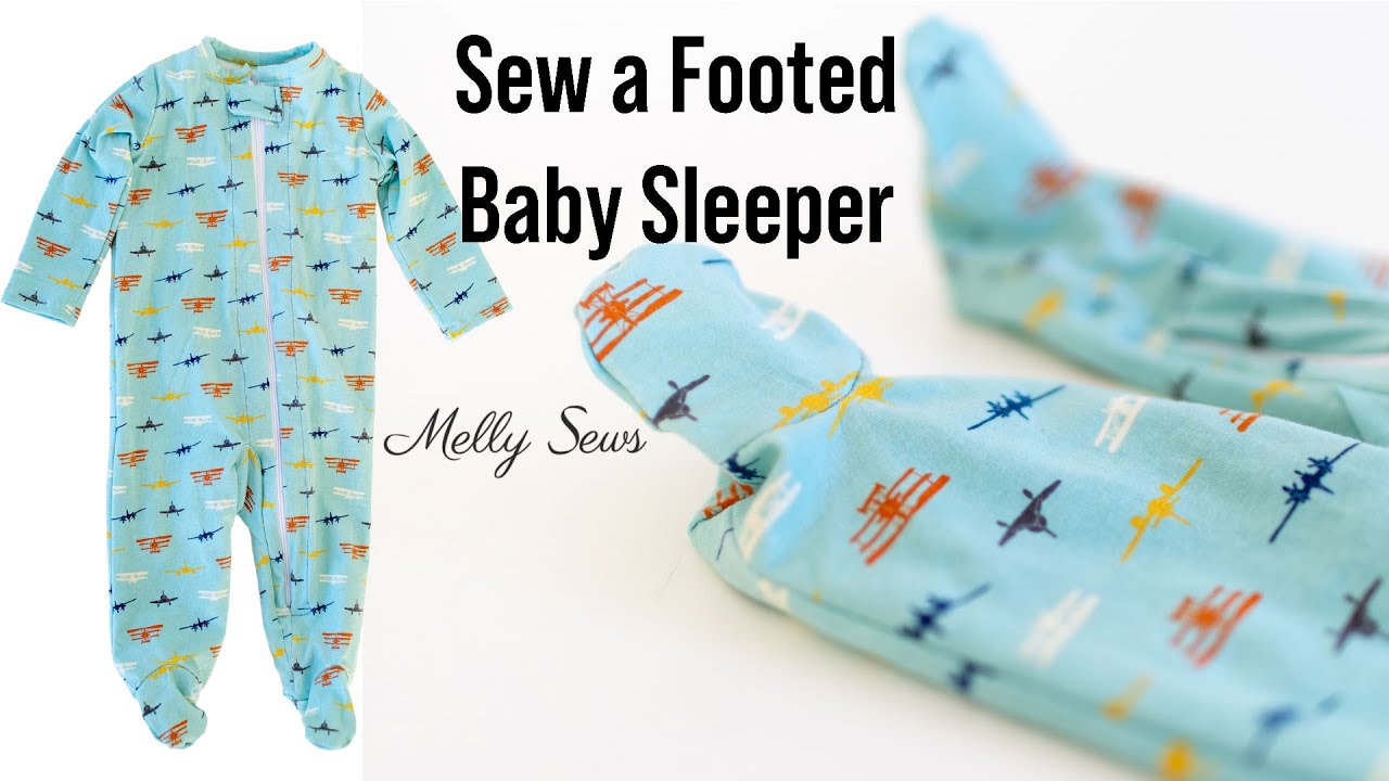 Sew a Baby Footed Sleeper - YouTube