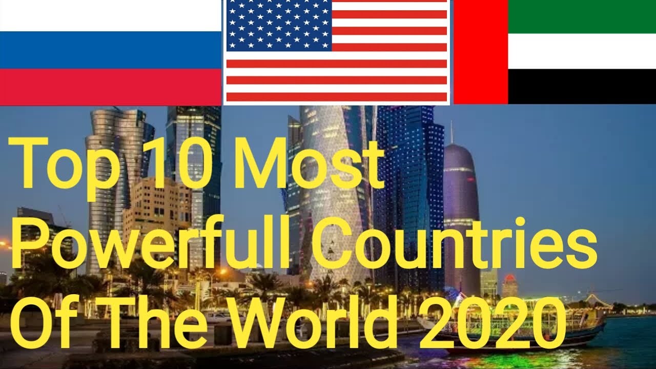Top 10 Most Powerful Countries In The World 2020 - YouTube