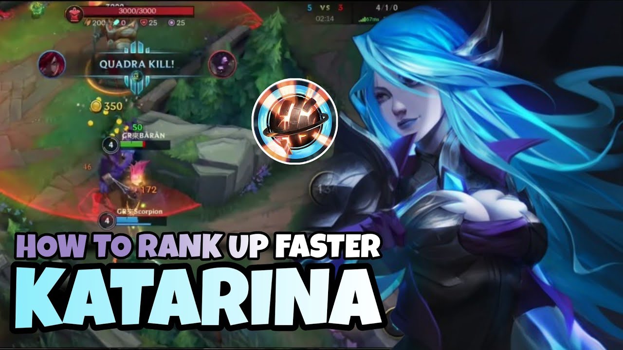 WILD RIFT KATARINA : HOW TO RANK UP FASTER | WILD RIFT KATARINA BUILD ...