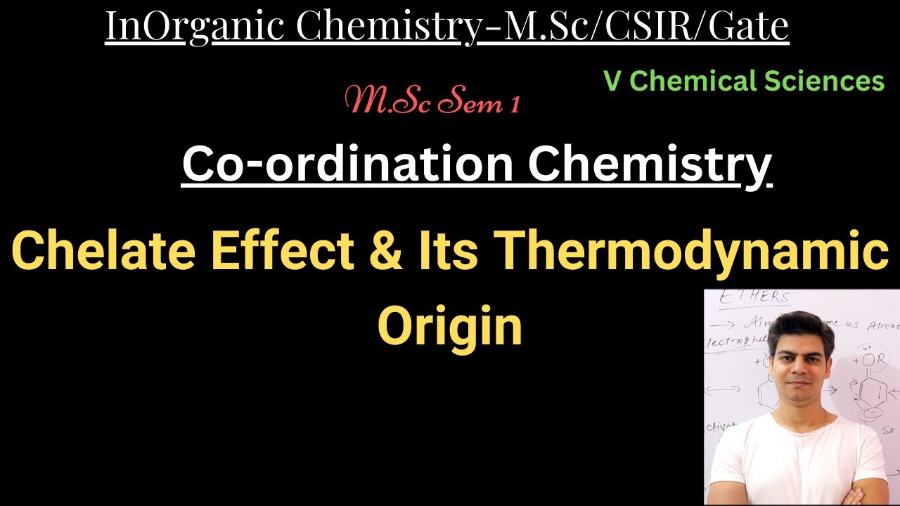 Chelate Effect and its thermodynamic origin- Coordination Chem-M.Sc/B ...