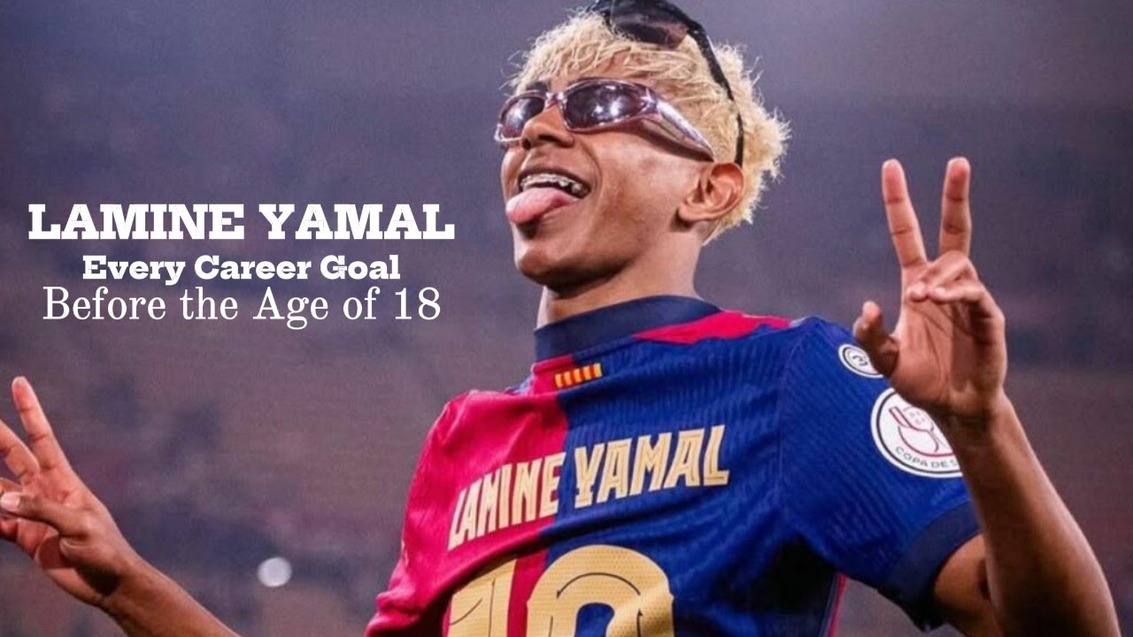 Lamine Yamal | All 31 Career Goals by Age 18 - YouTube