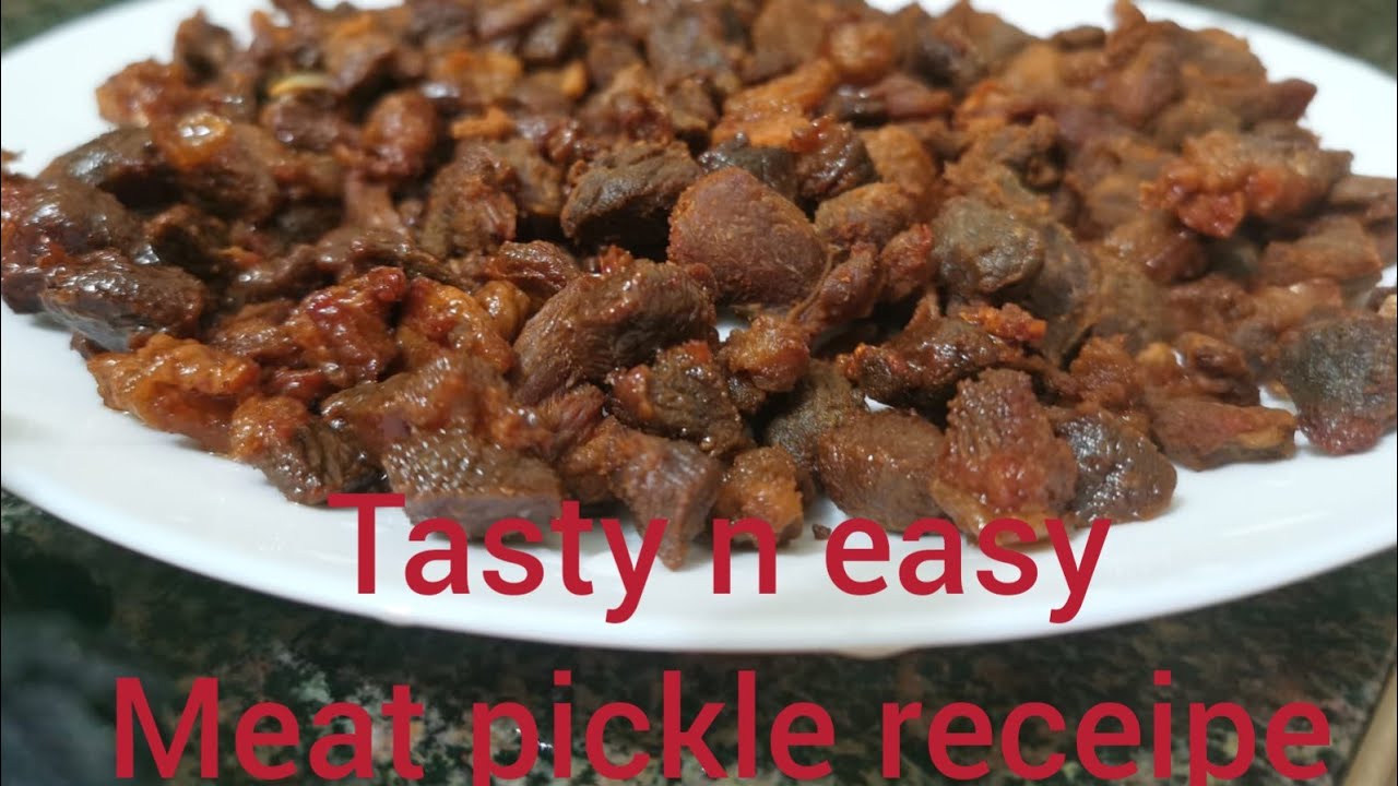 Easy Recipe meat pickle - YouTube