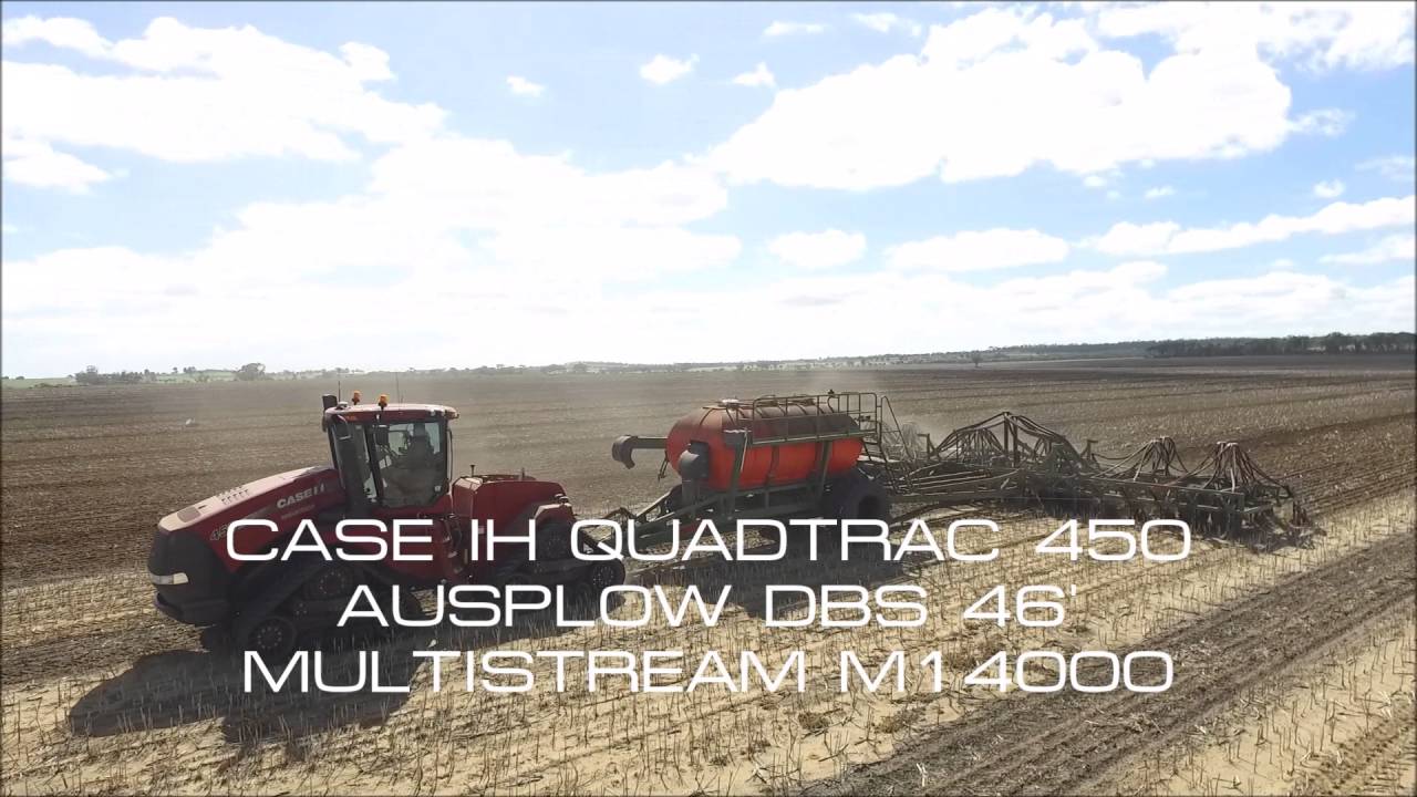 Jamie Bynon Seeding 2016 Case IH Quadtrac, Ausplow DBS & Multistream ...