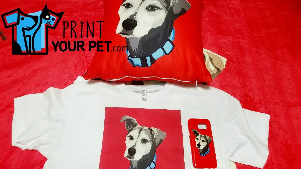 Print Your Pet Custom Shirt, Pillow, & Phone Case Review (PrintYourPet.com) - YouTube