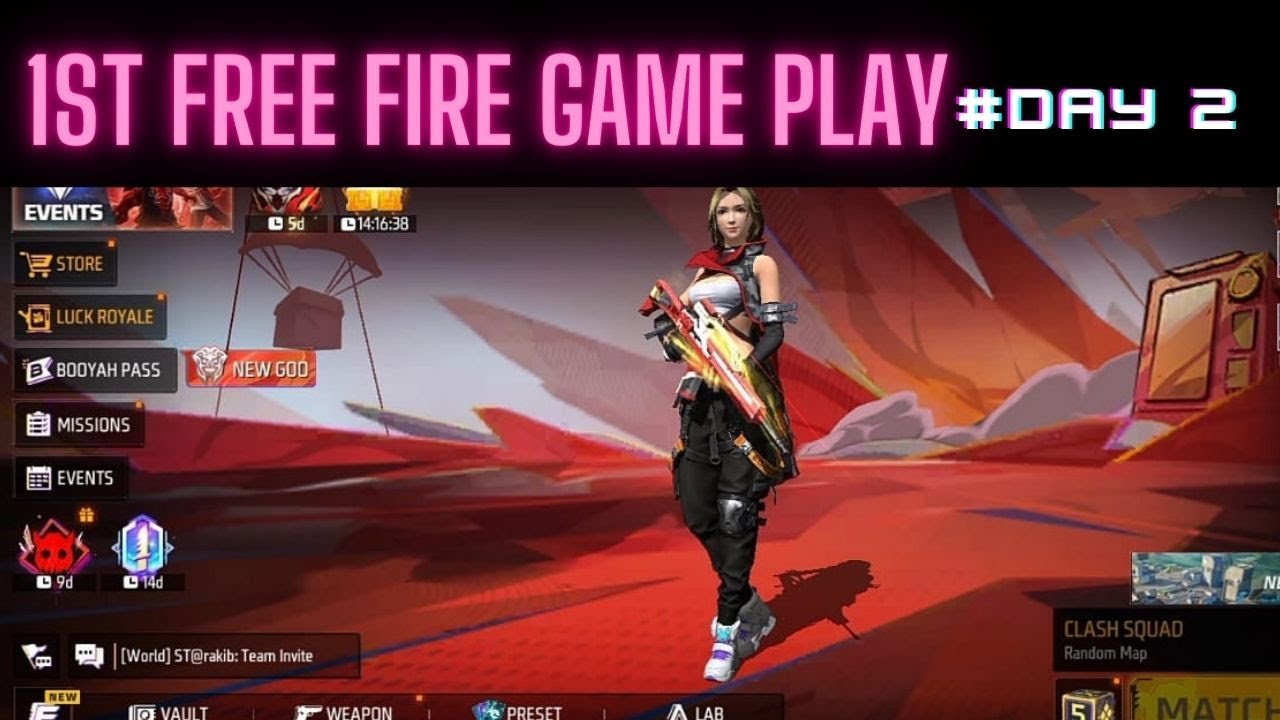 Free Fire game play My first game #day2 #freefire #freefirebangladesh # ...