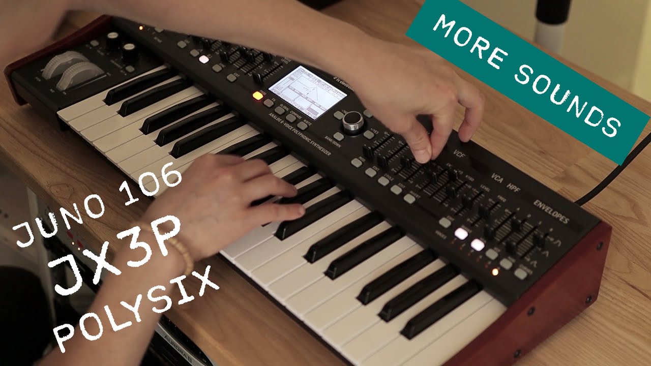 MORE SOUNDS by JORB from the Juno 106, JX3P and Polysix. - YouTube