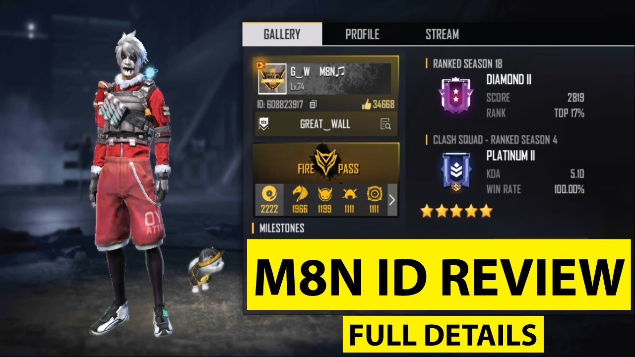 M8N Id Number|M8N Id Code|M8N Uid|M8N Free Fire ID Details|M8N Free ...