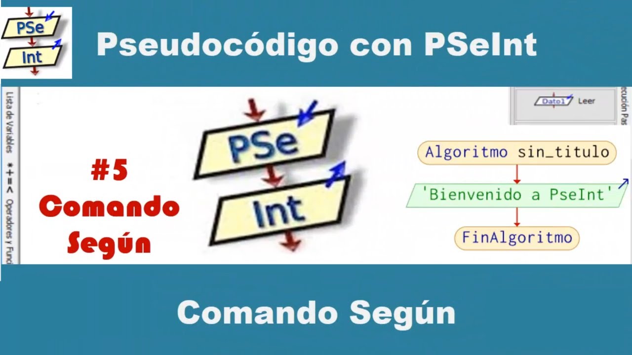 #5 / Comando Según / Pseucocódigo / PSeInt - YouTube