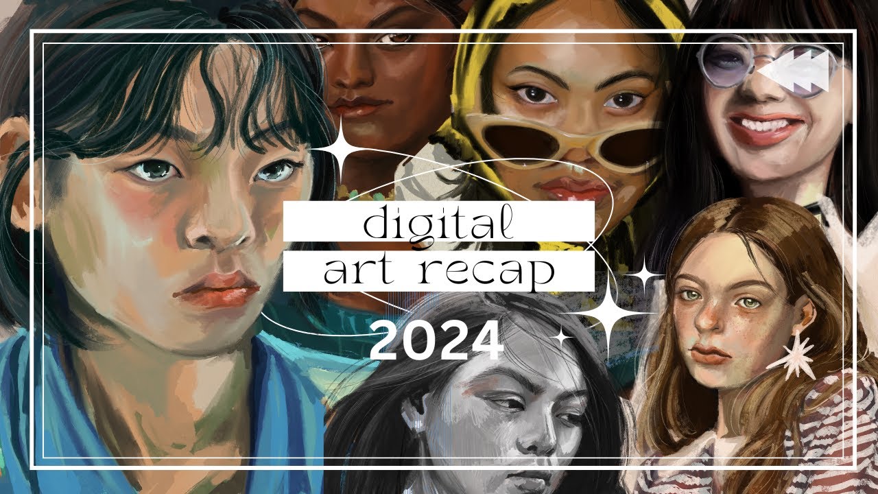 2024 digital art recap | timelaspe edition - YouTube