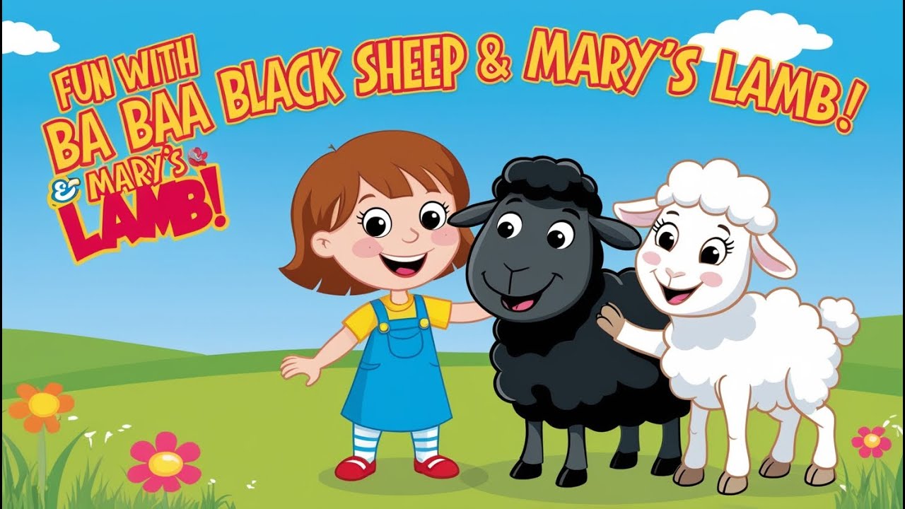 Baa Baa Black sheep& Mary's Lamb#nurseryrhymes #childrenssong # ...