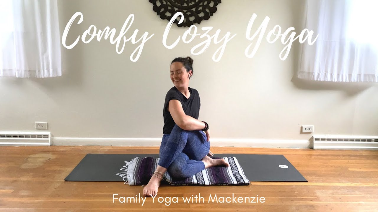 Comfy Cozy Yoga: Gentle Beginner's Yoga Flow with Mackenzie - YouTube