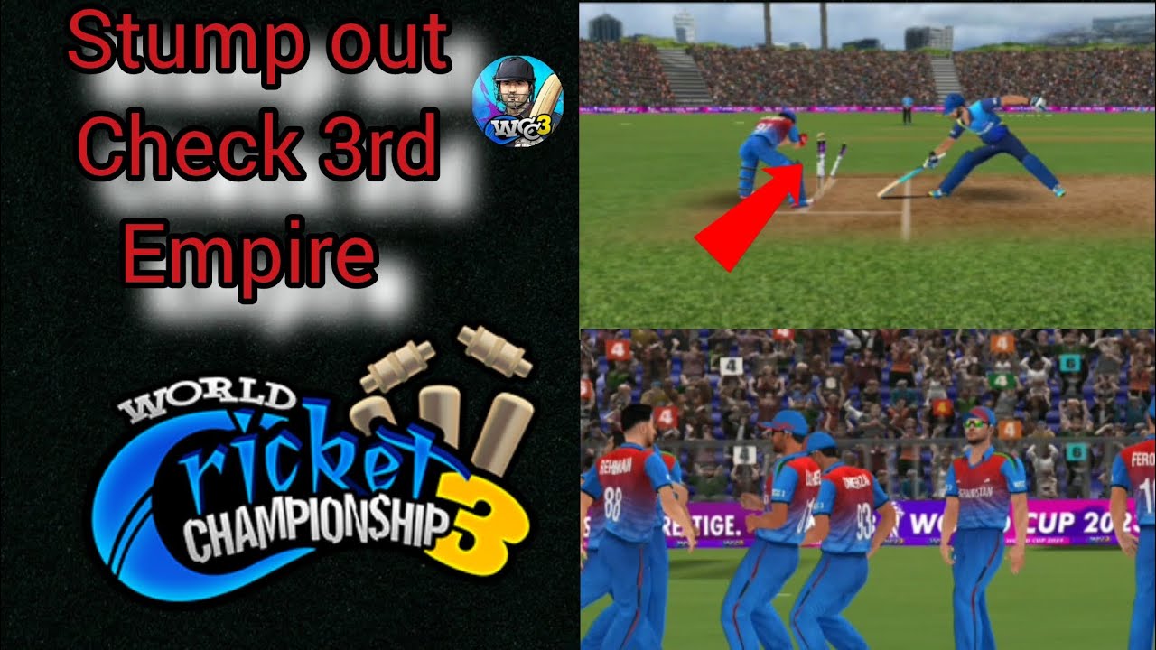 Stump out check 3rd empire review decision out // world cricket ...