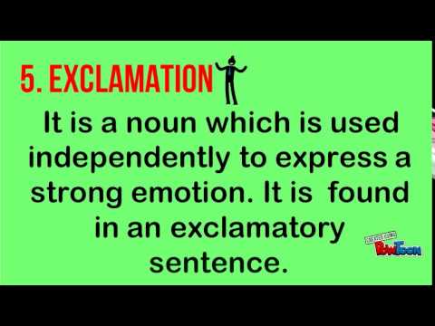 Nominative Functions of Nouns - YouTube