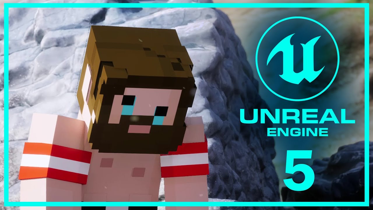Minecraft skin render in UE5 - YouTube