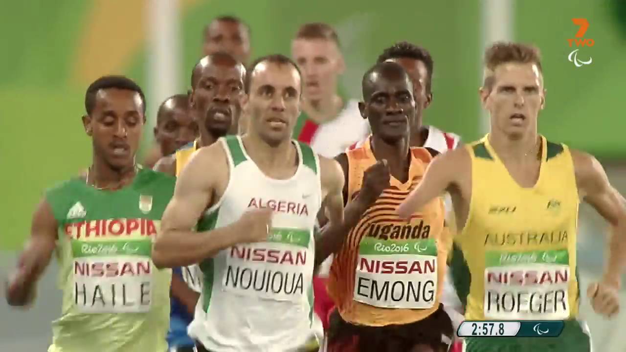 Michael Roeger claims 1500m T46 bronze | Athletics | Paralympic Games ...