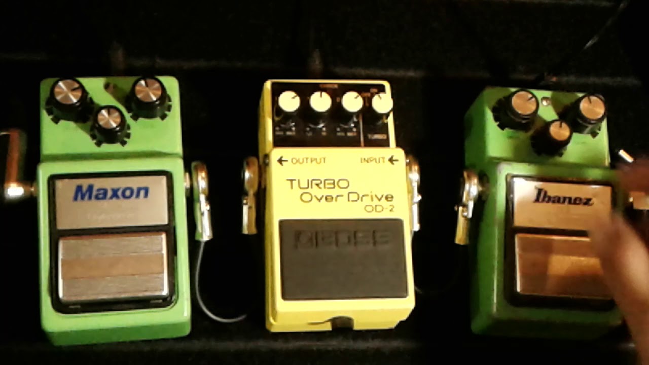 Maxon Od9 Boss Od2 Ibaneze Ts9 by KMAIE.2019 - YouTube