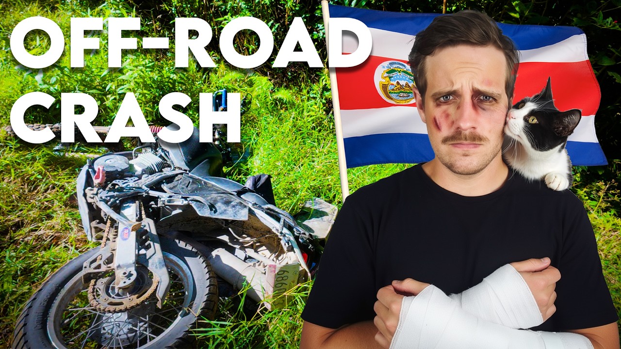 Off-Road Disaster in Costa Rica | Crashing my DR650 | EP06 - YouTube