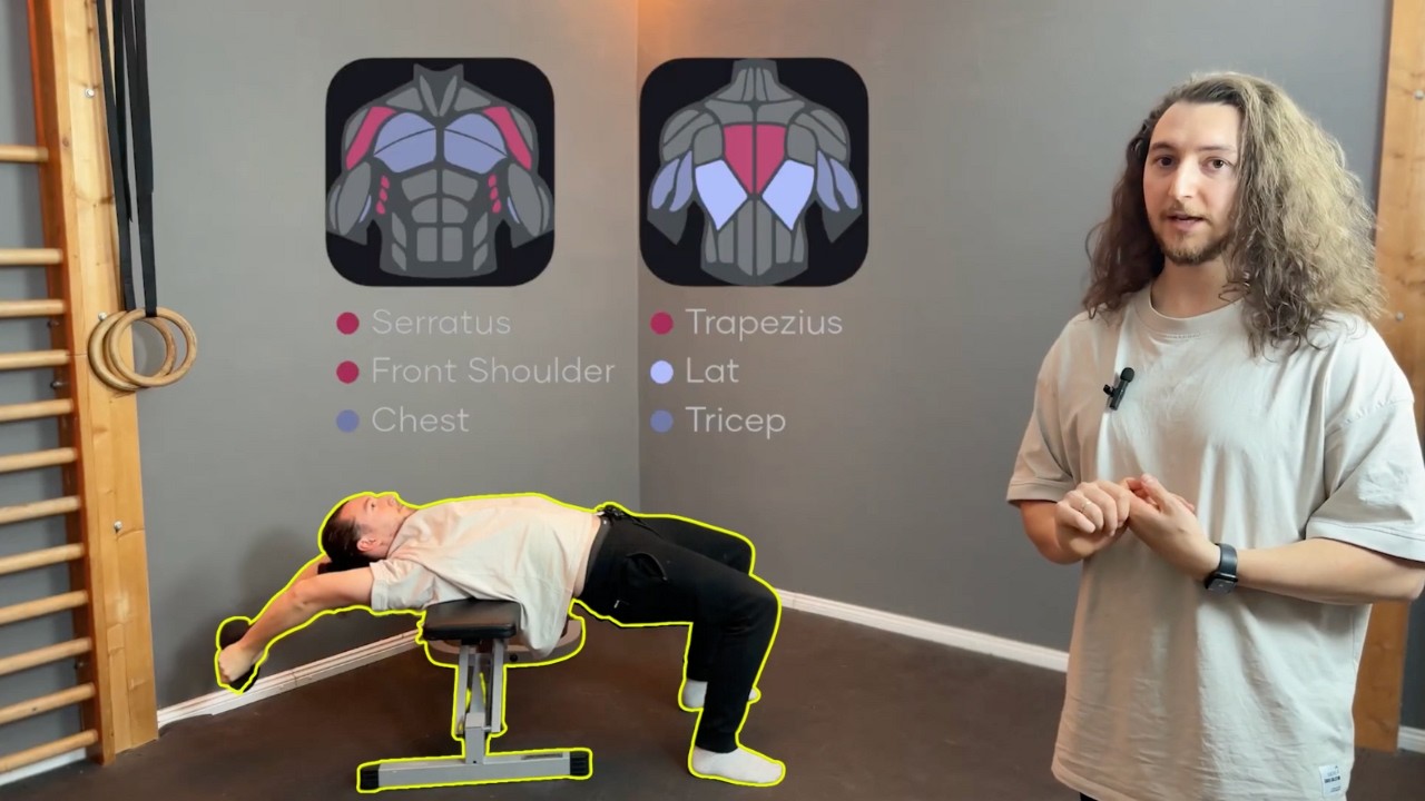 Build Mobile Shoulders with the Cross Bench Pullover Tutorial - YouTube