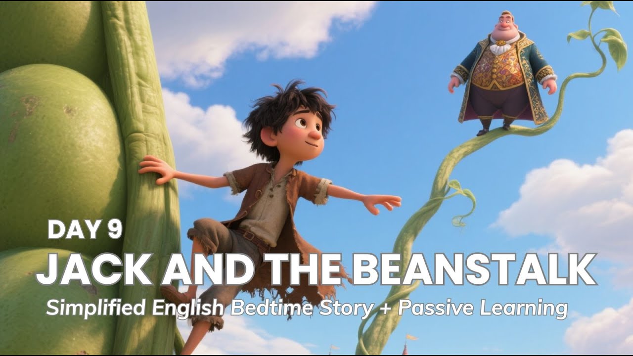 Jack and the Beanstalk – Simplified English Bedtime Story | Passive ...